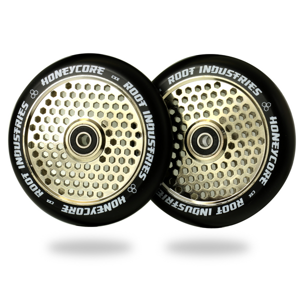 Root Industries Honeycore Wheels 110mm | Black / Chrome – Pro Xtreme Sports